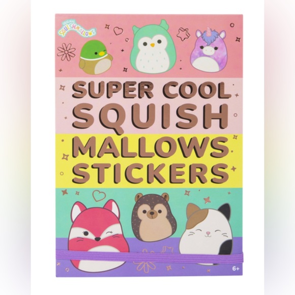 Squishmallows | Toys | 00 Squishmallow Sticker Book Super Cute Stickers ...